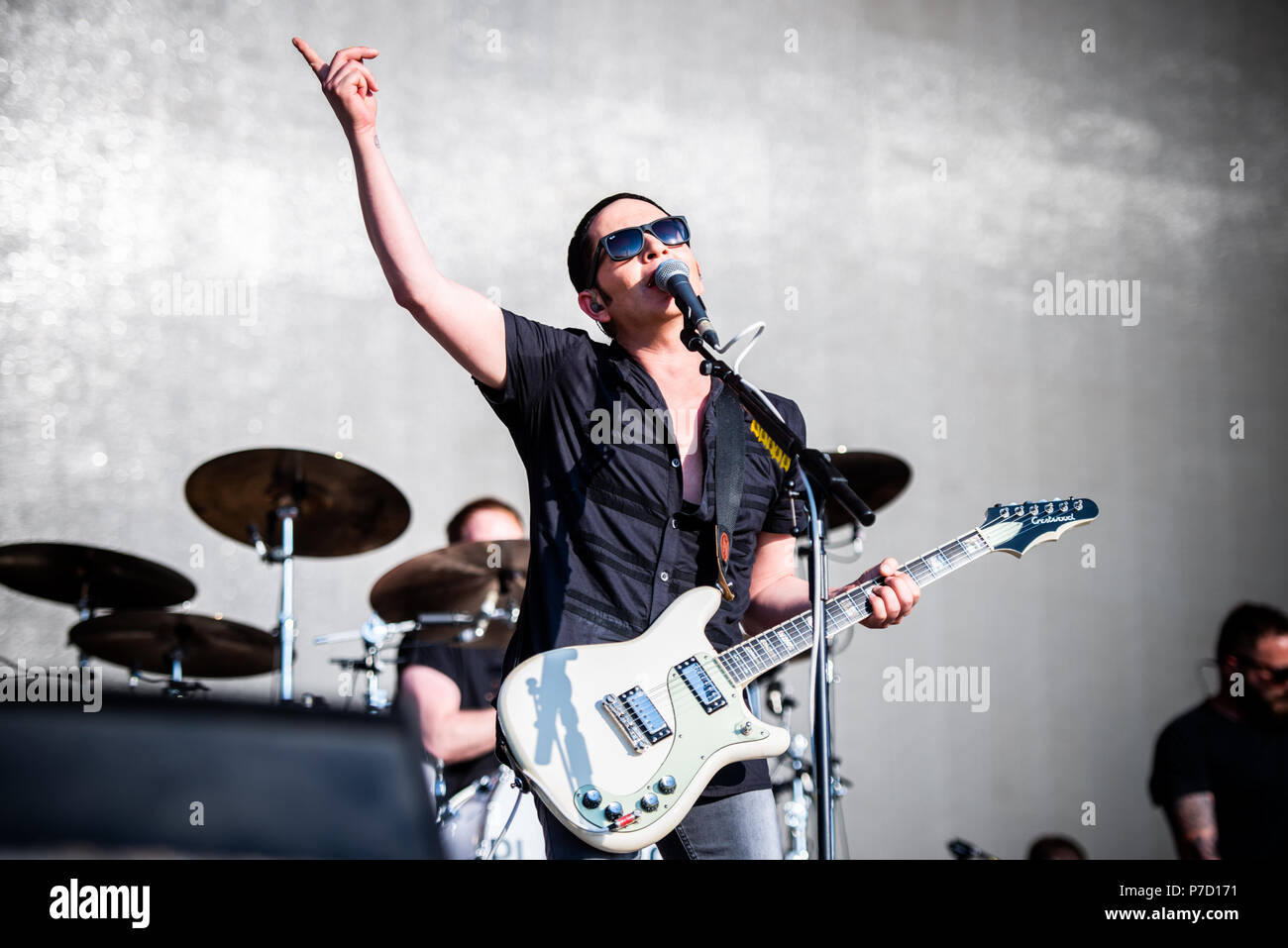 Firenze, Italy. 23rd June, 2017. The rock band Placebo performing live ...