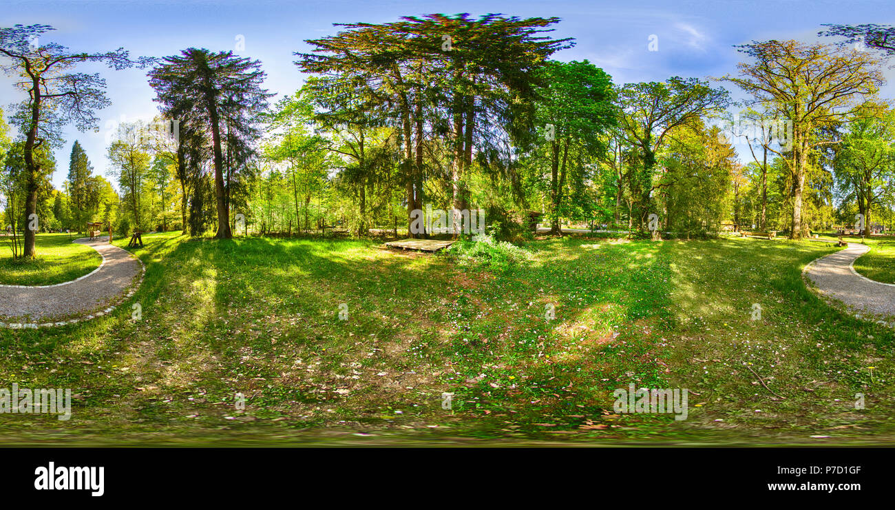 Spherical 360 degrees seamless panorama view in equirectangular ...