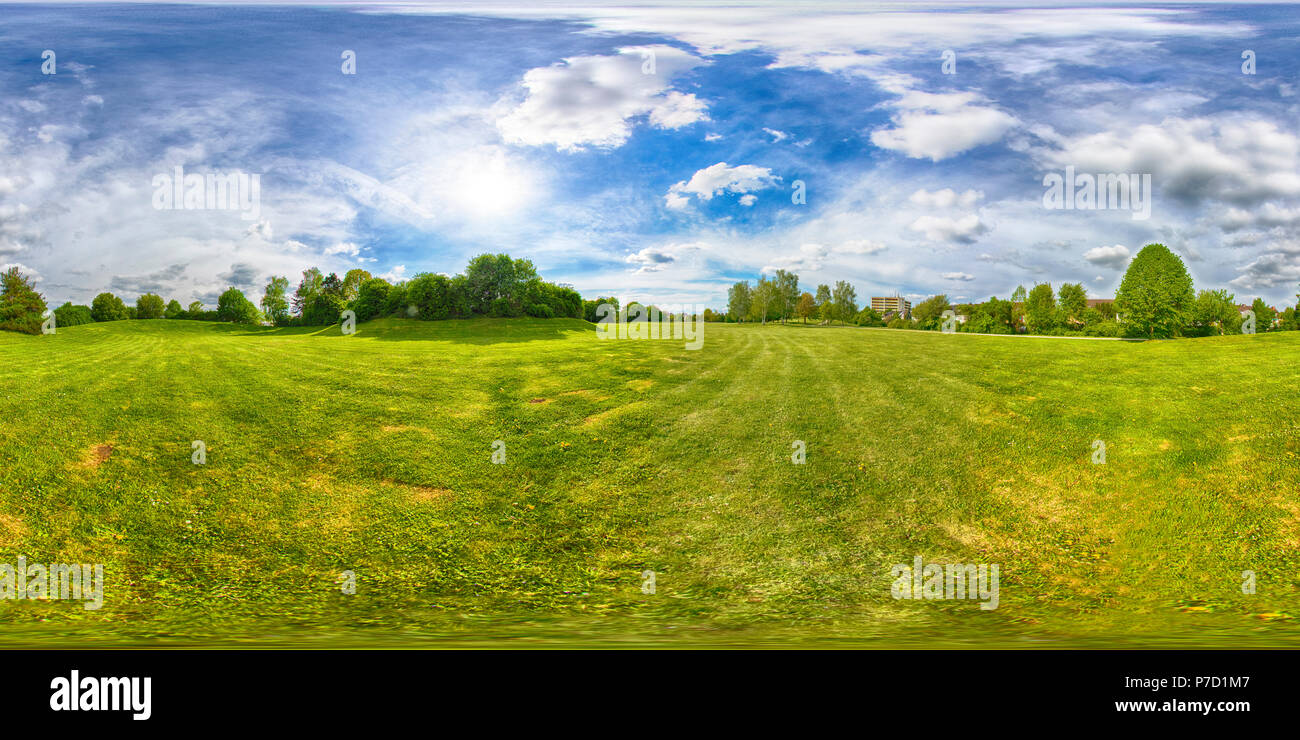 360 degree vr panorama green hi-res stock photography and images - Alamy