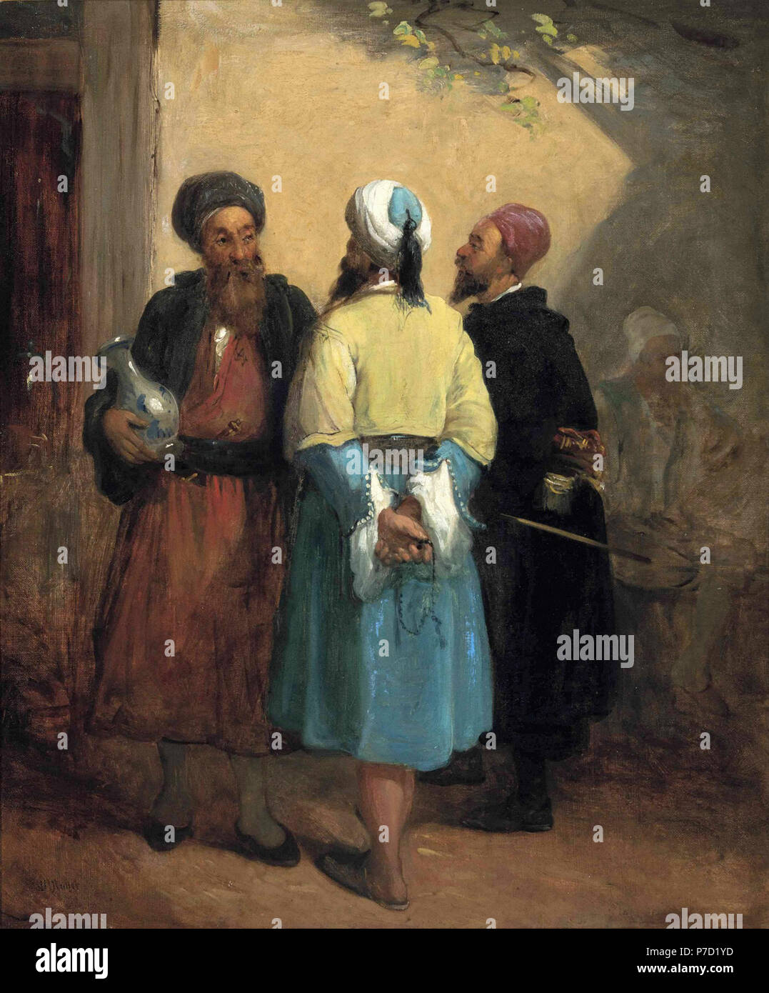 Haggling europe hi-res stock photography and images - Alamy