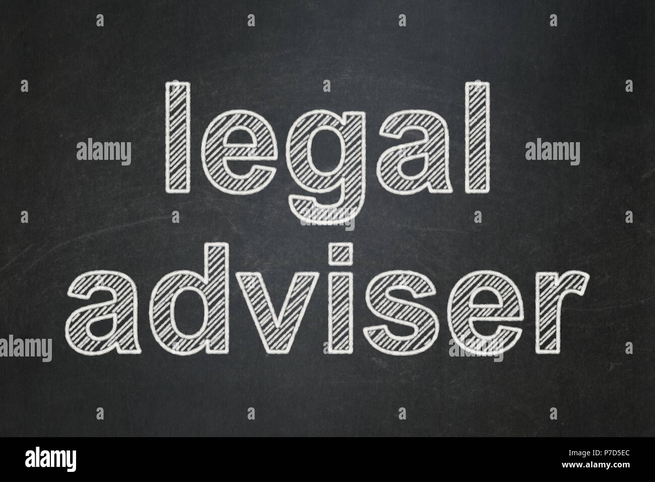 Law concept: Legal Adviser on chalkboard background Stock Photo - Alamy