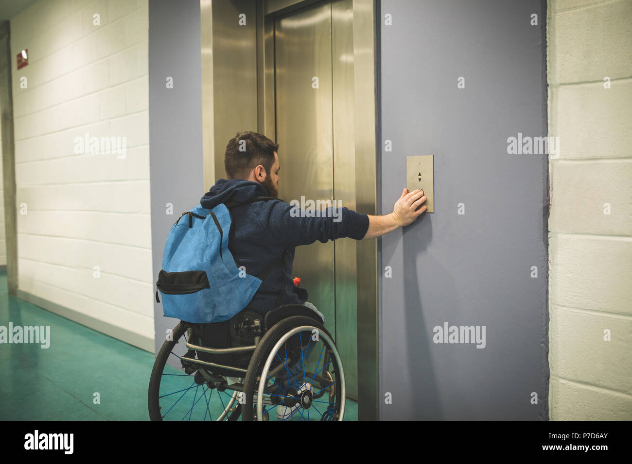 Pressing lift button hi-res stock photography and images - Alamy