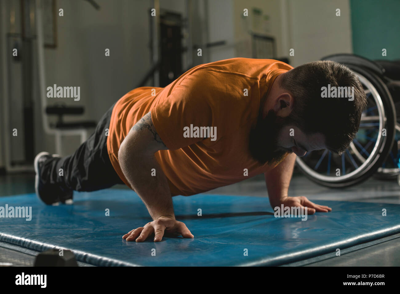 Handicapped man hi-res stock photography and images - Alamy