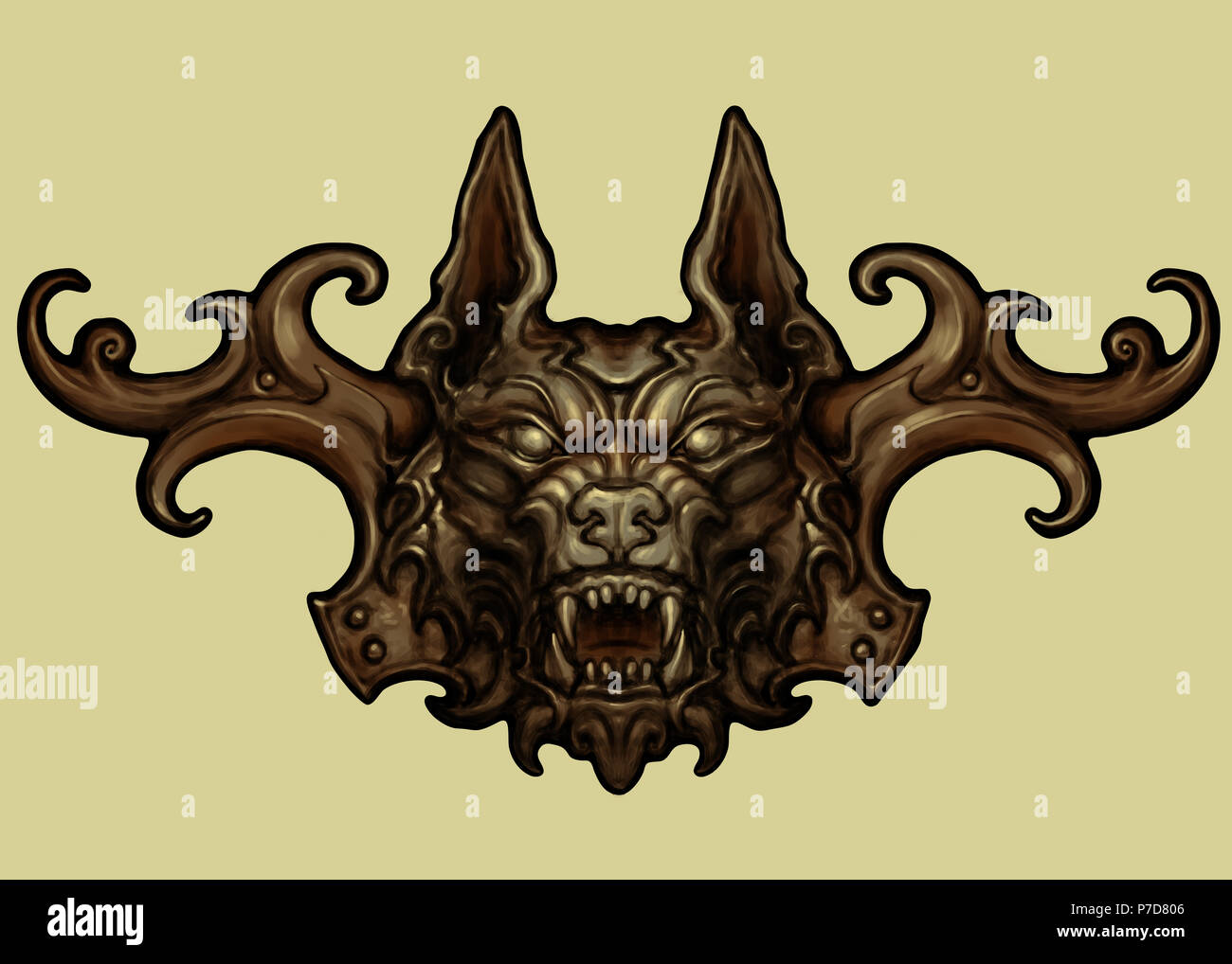 Heraldic wolf hi-res stock photography and images - Alamy