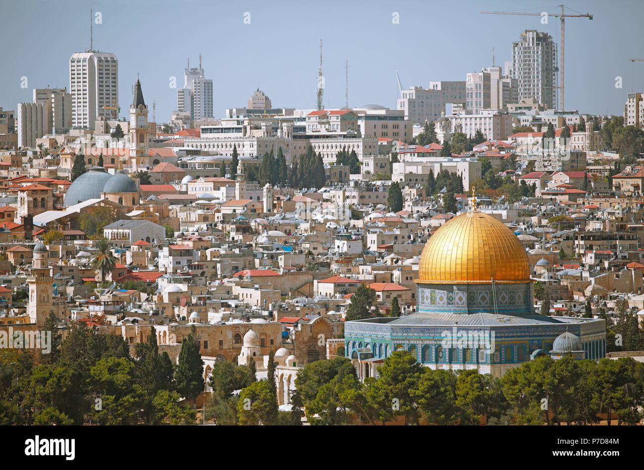 Skyline jerusalem hi-res stock photography and images - Alamy