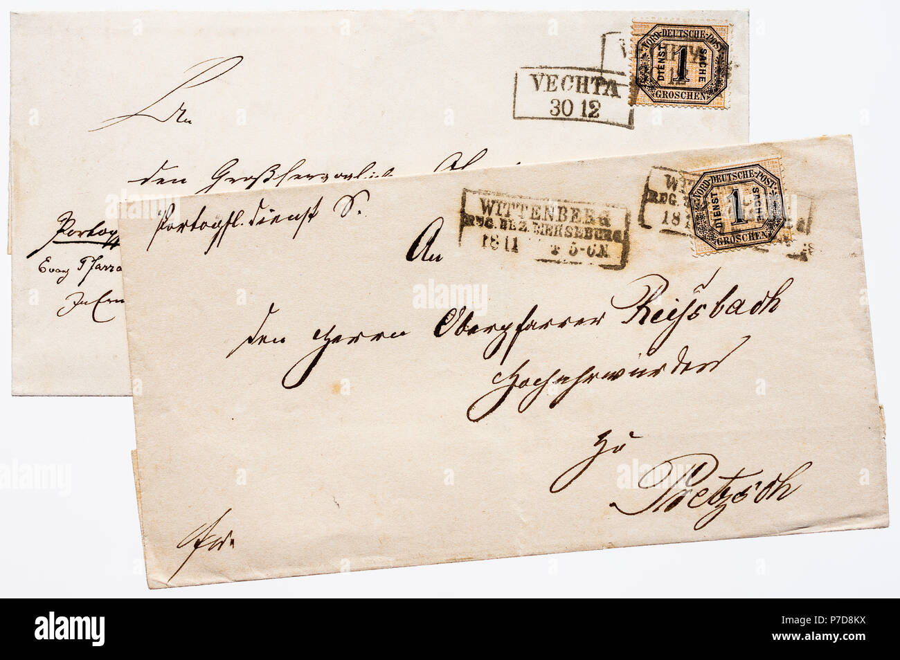 Germany postage on letter hi-res stock photography and images - Alamy