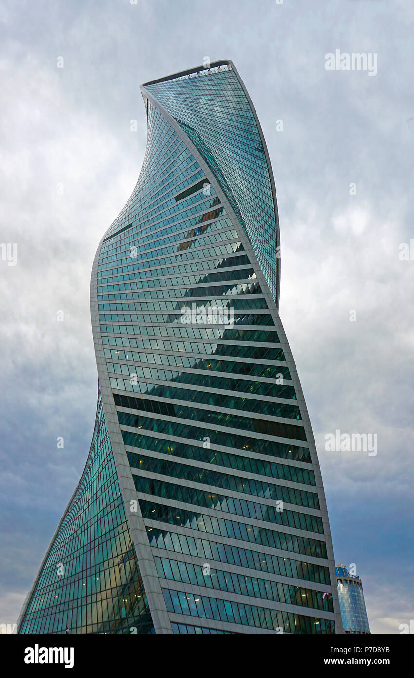 Evolution Tower, Moscow-City, Moscow, Russia Stock Photo - Alamy