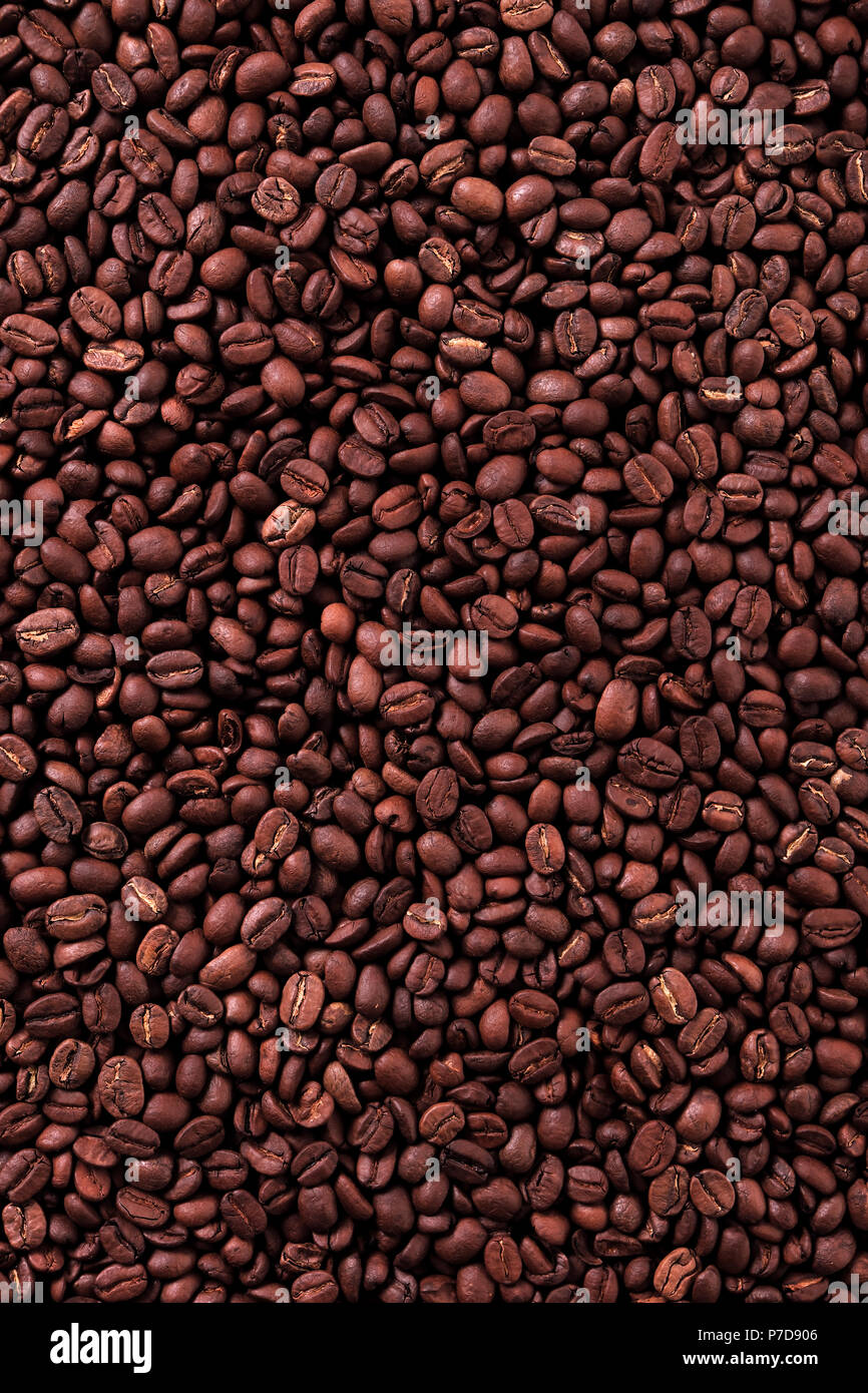 Coffee bean background vertical Stock Photo - Alamy