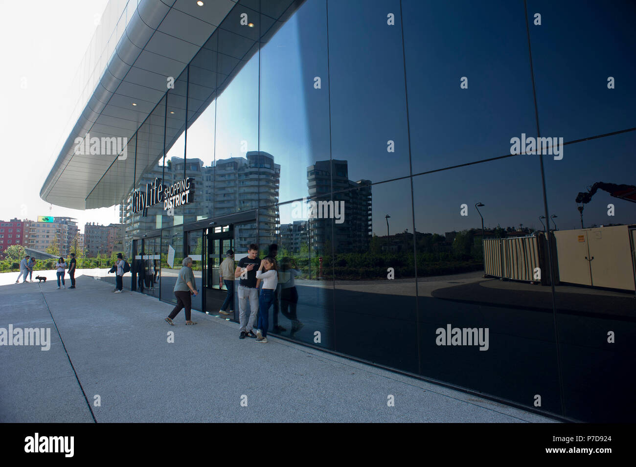 Torre hadid 185 m designed by zaha hadid hi-res stock photography and ...