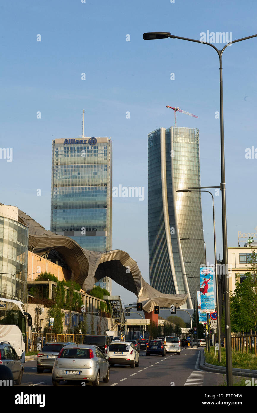 Torre hadid 185 m designed by zaha hadid hi-res stock photography and ...