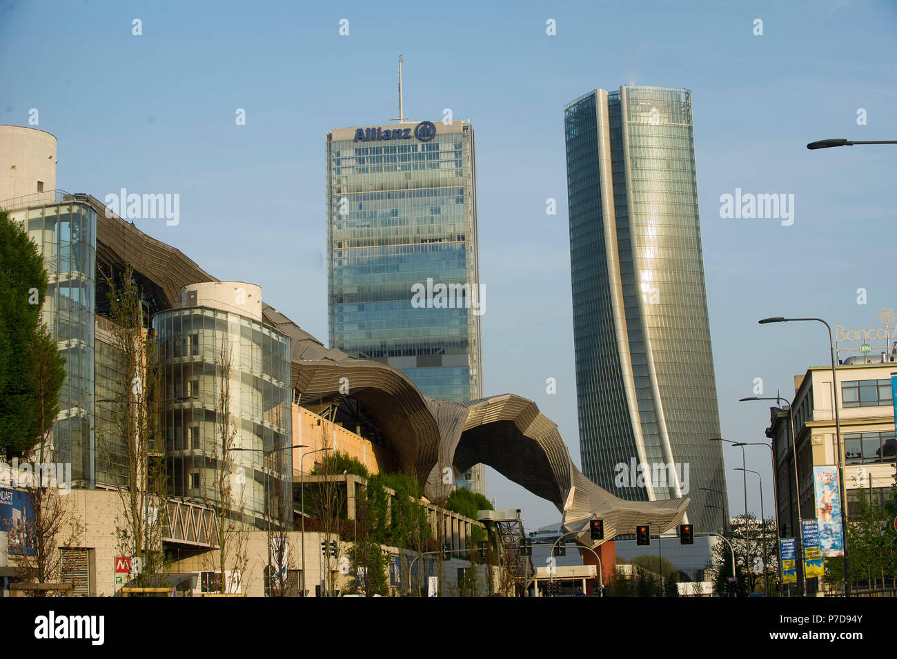 Torre hadid 185 m designed by zaha hadid hi-res stock photography and ...
