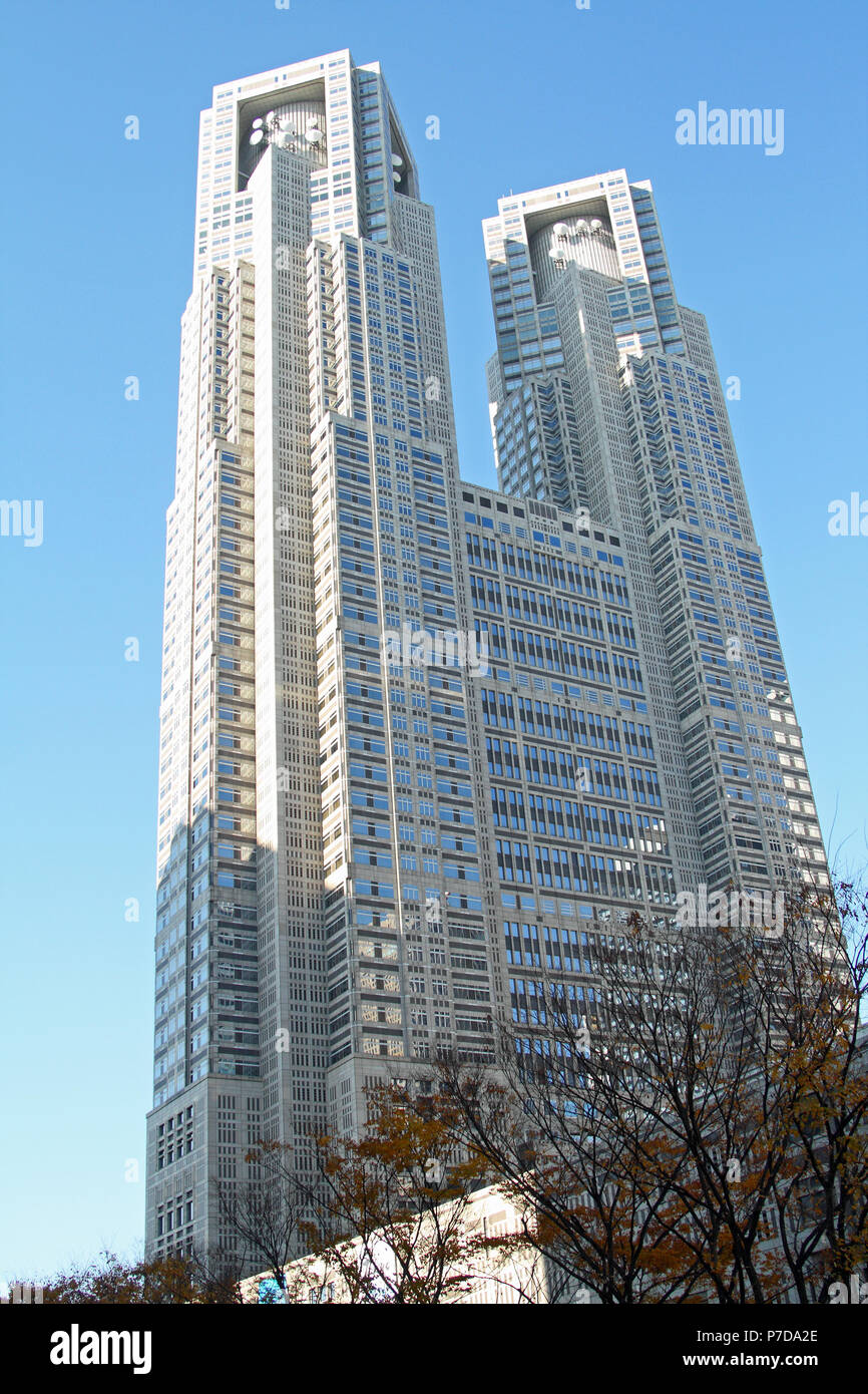 Tokyo Metropolitan Government Building, Shinjuku, Tokyo, Japan Stock ...