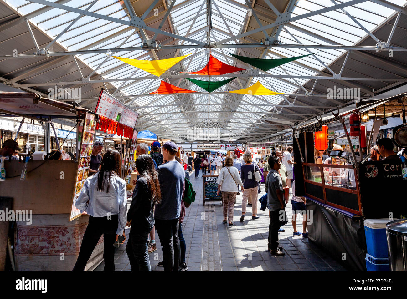 Greenwich Market, London, England Stock Photo - Alamy