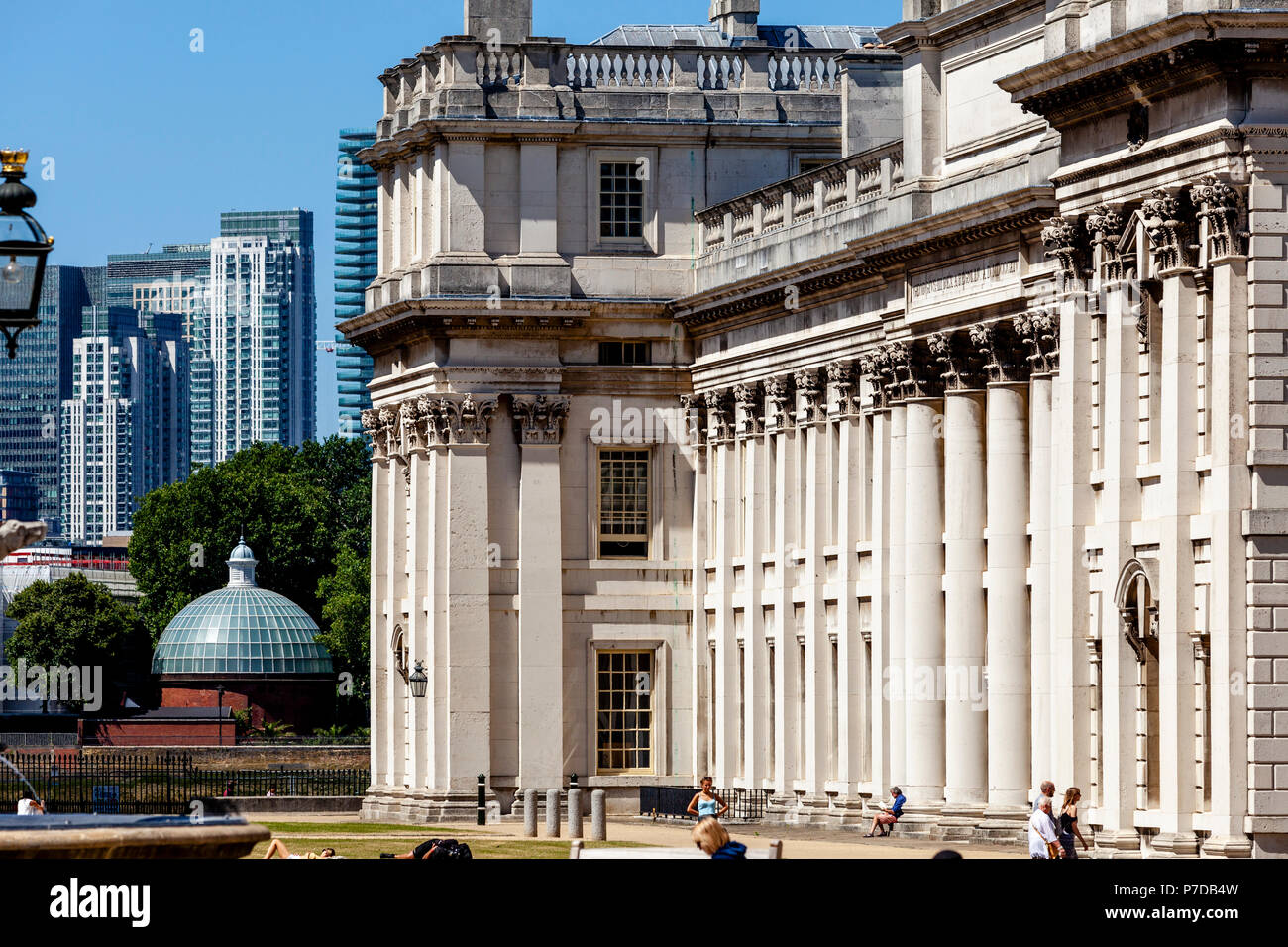 The University Of Greenwich and Canary Wharf, London, United Kingdom ...