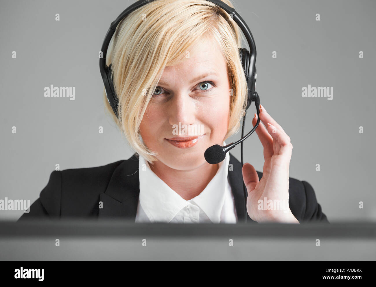 Smart Dressed Receptionist High Resolution Stock Photography and Images ...