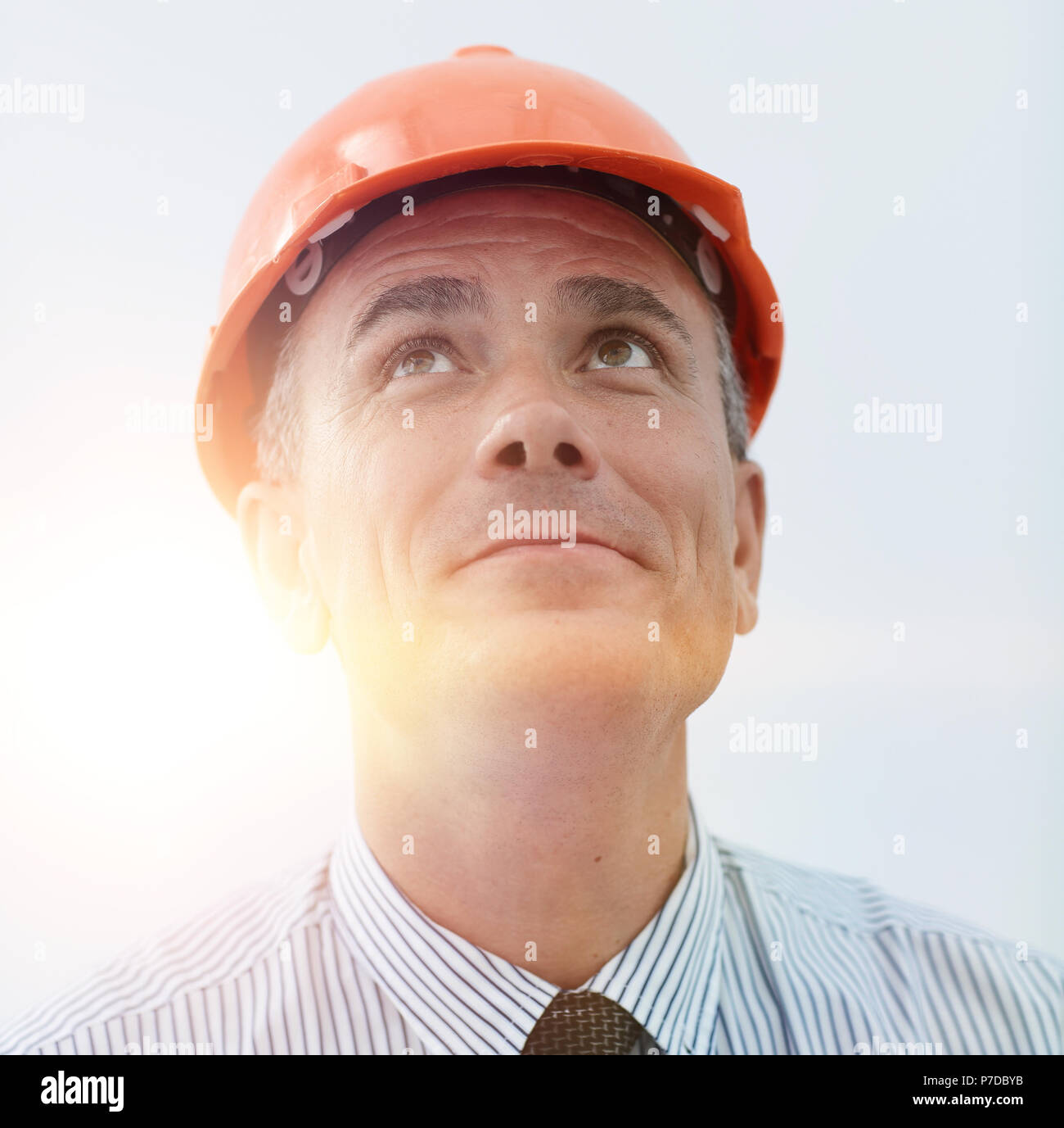 closeup portrait of an architect Stock Photo - Alamy