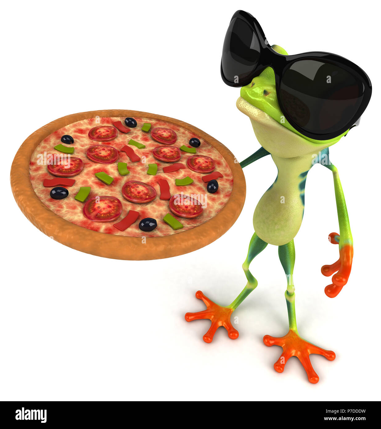 Frog pizza hi-res stock photography and images - Alamy