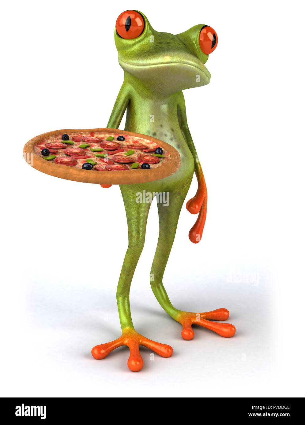 Frog pizza hi-res stock photography and images - Alamy