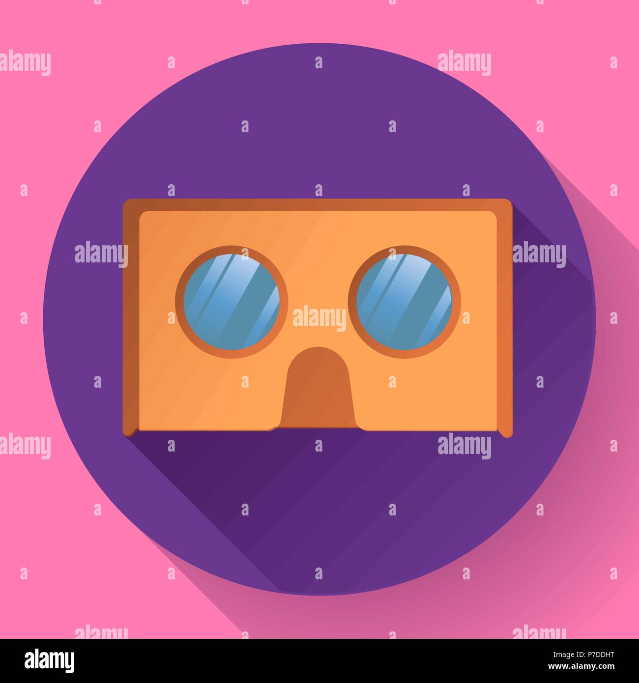Vr cardboard icon hi-res stock photography and images - Alamy