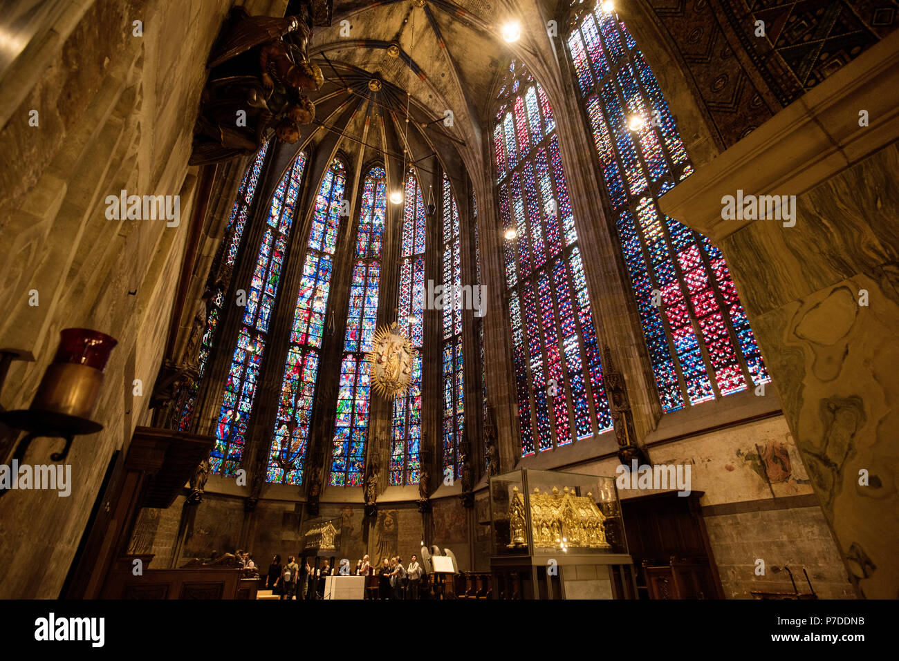 Aachen cathedral interior hi-res stock photography and images - Alamy