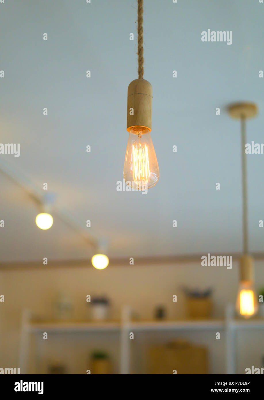 An Incandescent Light Bulb Incandescent Lamp Or Incandescent Light