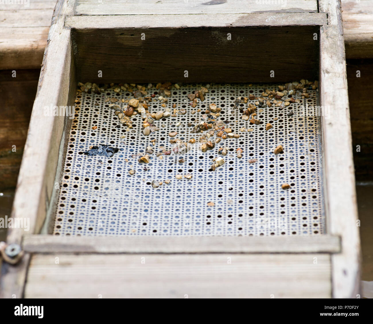Gem mining sluice hi-res stock photography and images - Alamy