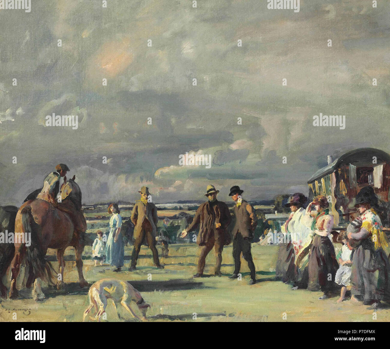 Gypsy alfred james munnings hi-res stock photography and images - Alamy
