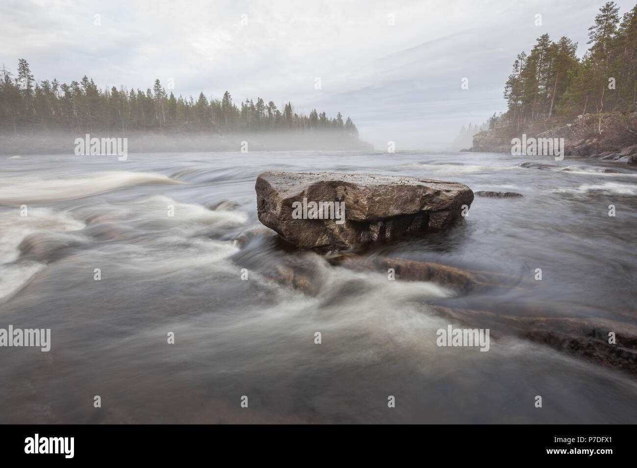 River Muonionjoki in Muonio, Lapland, Finland Stock Photo - Alamy