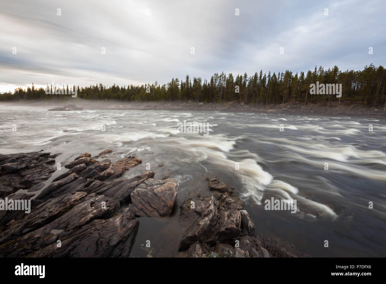 River Muonionjoki in Muonio, Lapland, Finland Stock Photo - Alamy