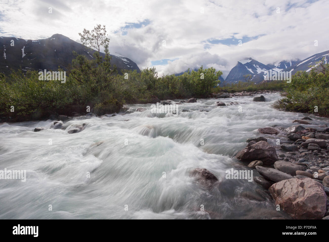 Hiking sweden lapland hi-res stock photography and images - Alamy