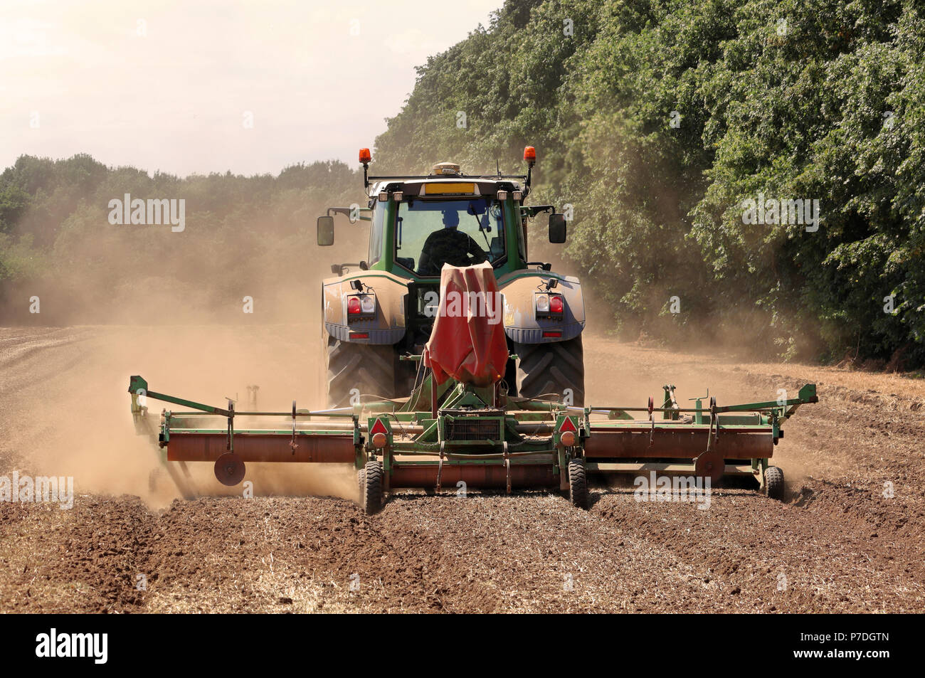 Tractor Tilling A Field High Resolution Stock Photography and Images ...