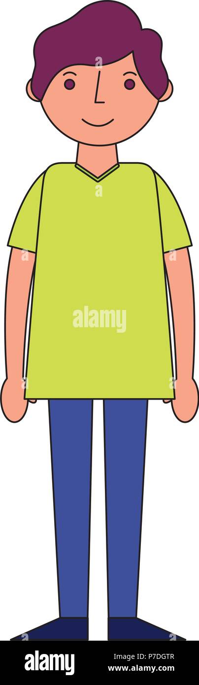 man character male cartoon image vector illustration Stock Vector Image ...