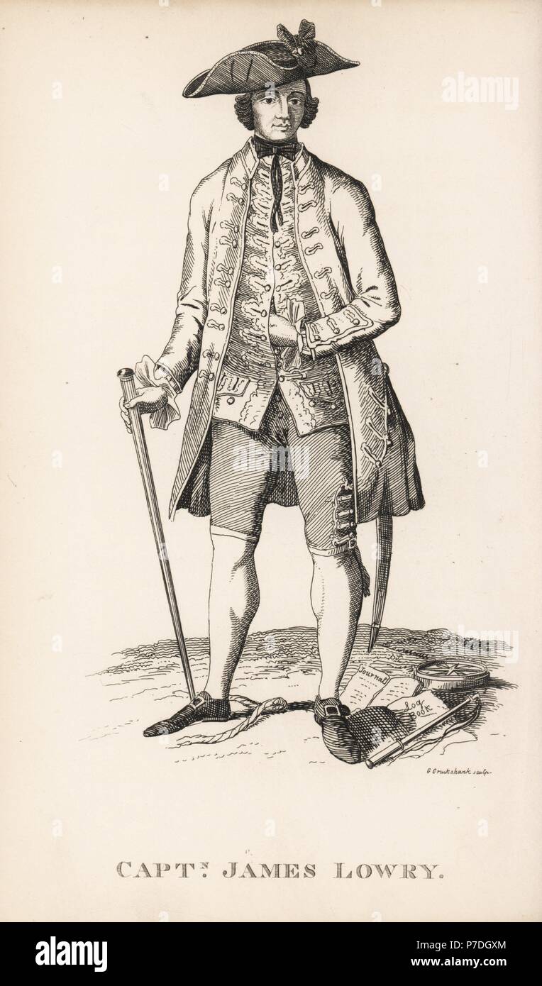 Captain James Lowry, executed for the murder of one of his ship's crew ...