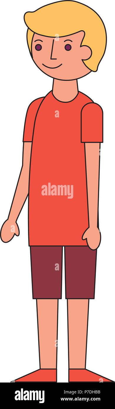 man character male cartoon image vector illustration Stock Vector Image ...