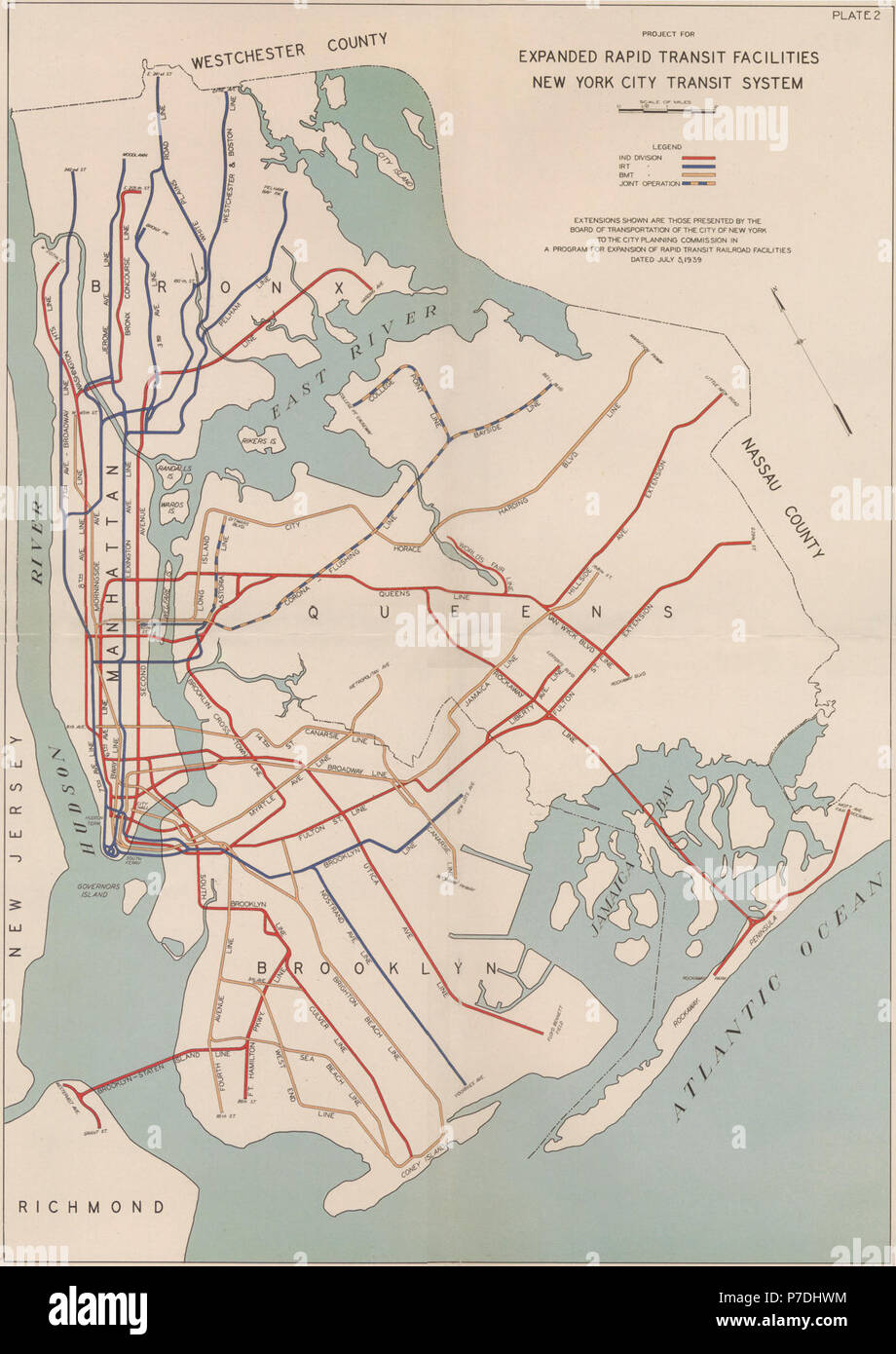 1939 IND Second System Stock Photo - Alamy