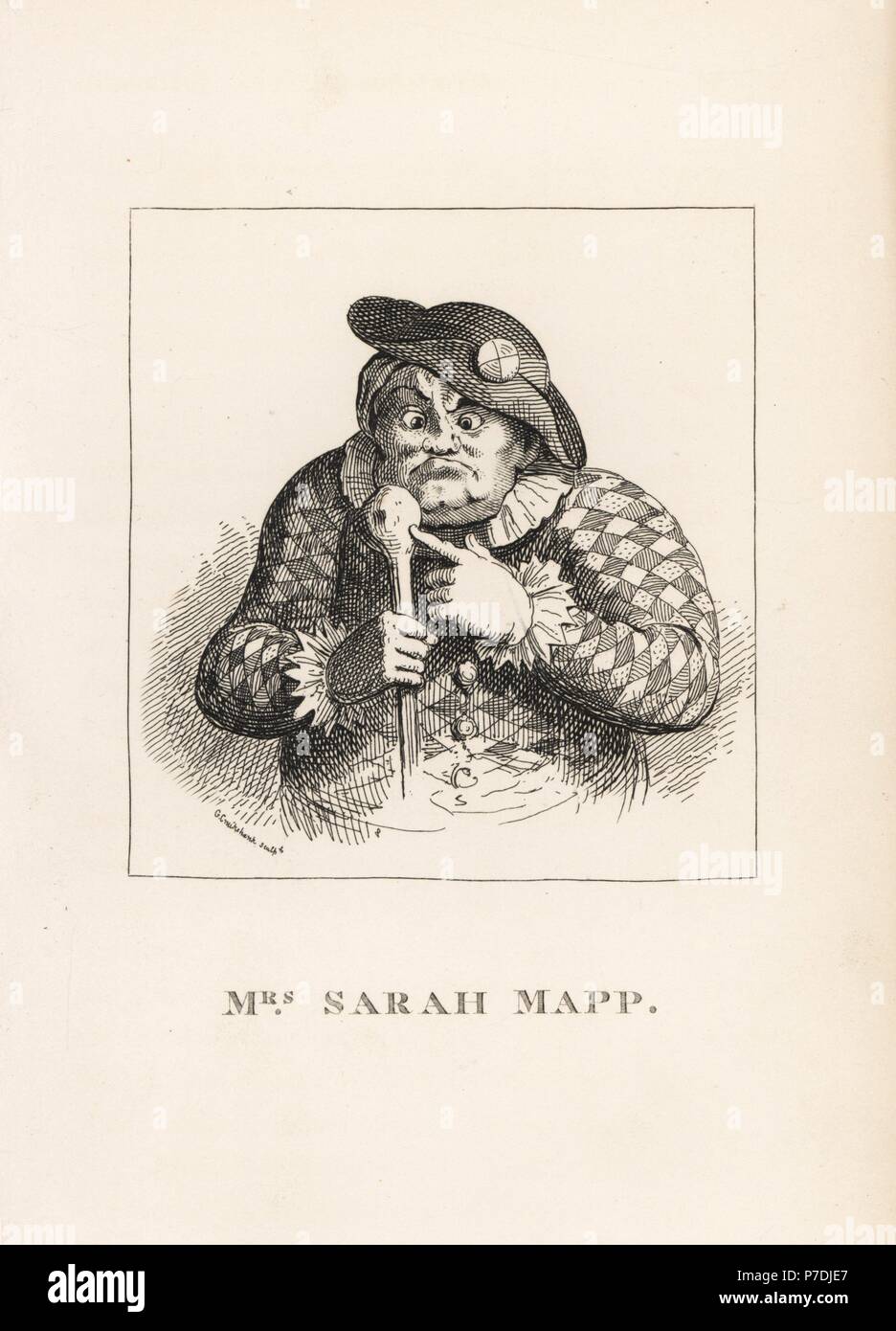 Mrs. Sarah Mapp, celebrated Bone-Setter or Shape-Mistress, depicted in ...