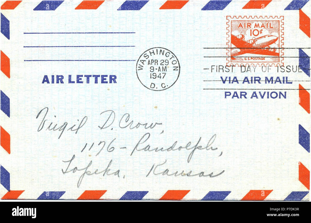 Aerogram hi-res stock photography and images - Alamy