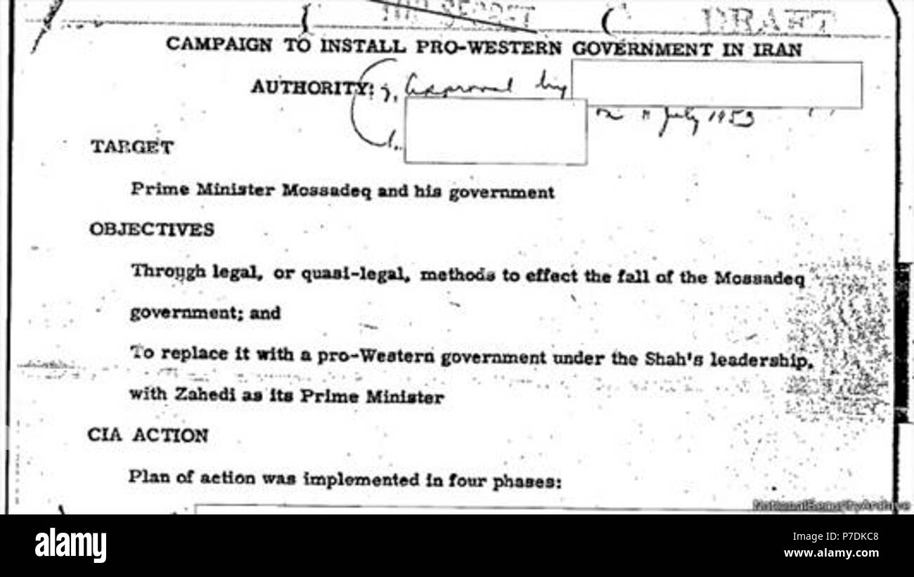 The iranian coup of 1953 hi-res stock photography and images - Alamy