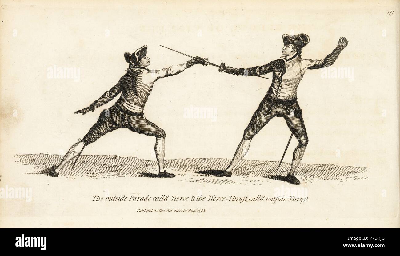 Tierce thrust hi-res stock photography and images - Alamy