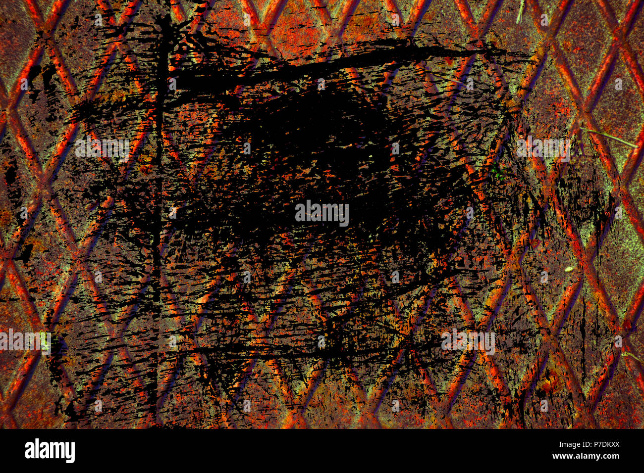 Grunge Ultra orange Stainless steel texture, iron background for ...