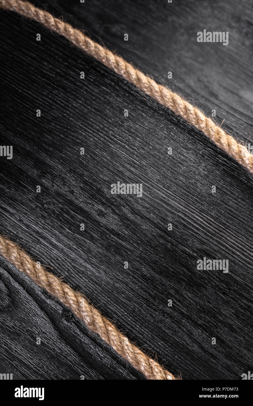 Ship rope black background texture hi-res stock photography and images ...