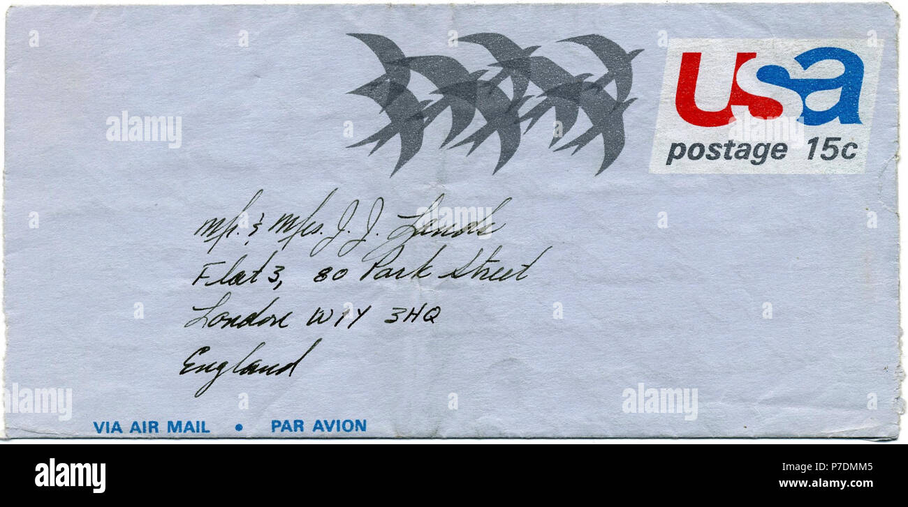 Aerogram hi-res stock photography and images - Alamy