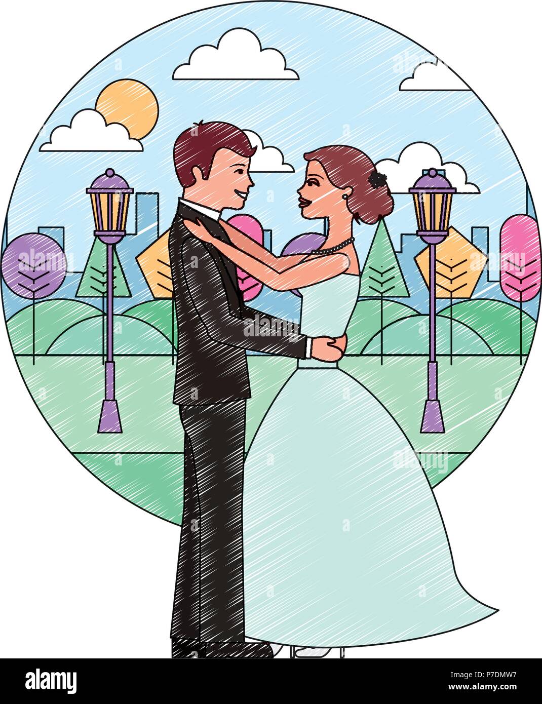 First dance Stock Vector Images - Alamy