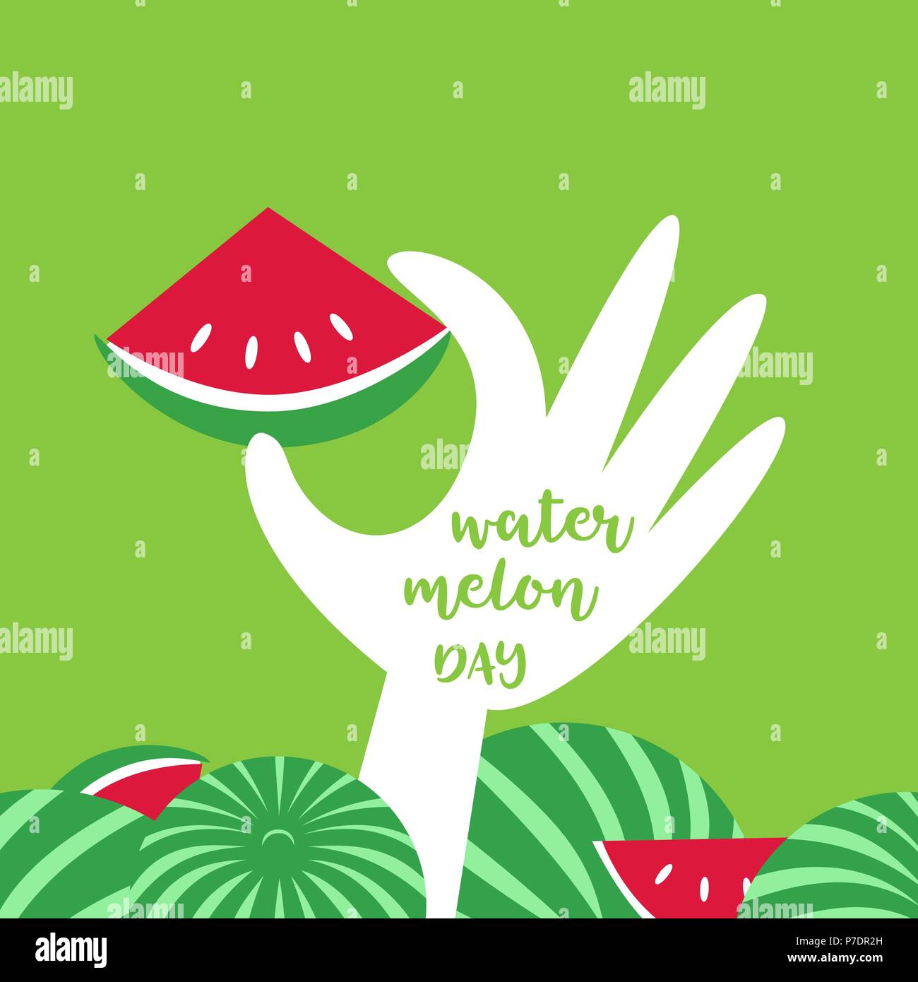 Watermelon poster concept Stock Vector Image & Art - Alamy