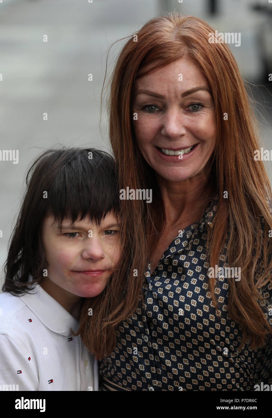 Billy Caldwell, who has a rare form of epilepsy, with his mother ...