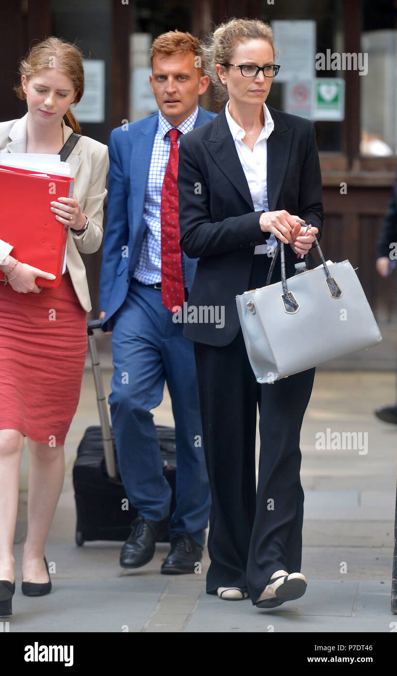 Sarah Rogan (right), who is in a legal dispute with her former husband ...