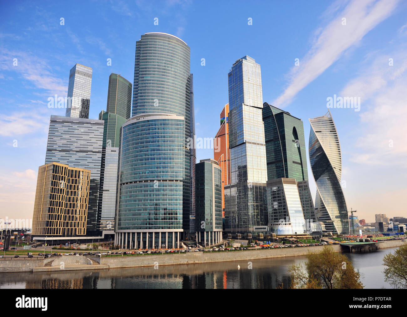 MOSCOW, RUSSIA - MAY 02: View of Moscow city downtown on May 2, 2018 ...