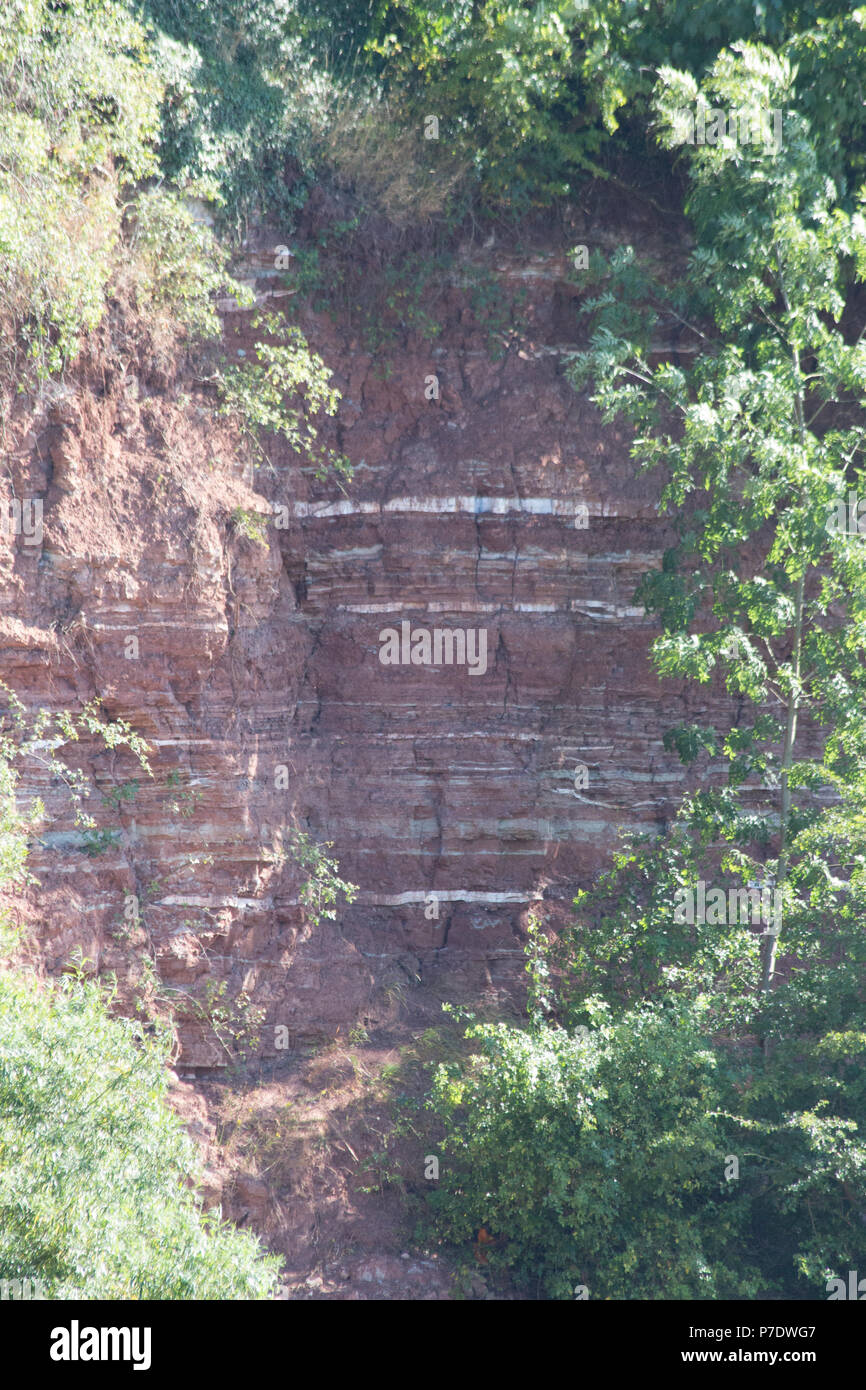 Riverside Rock face Stock Photo - Alamy