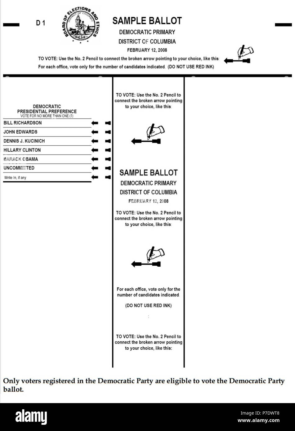 Dc primary Cut Out Stock Images & Pictures - Alamy