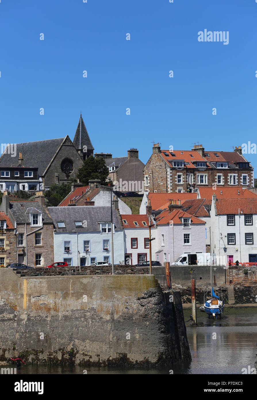 St Monans waterfront Fife Scotland July 2018 Stock Photo - Alamy